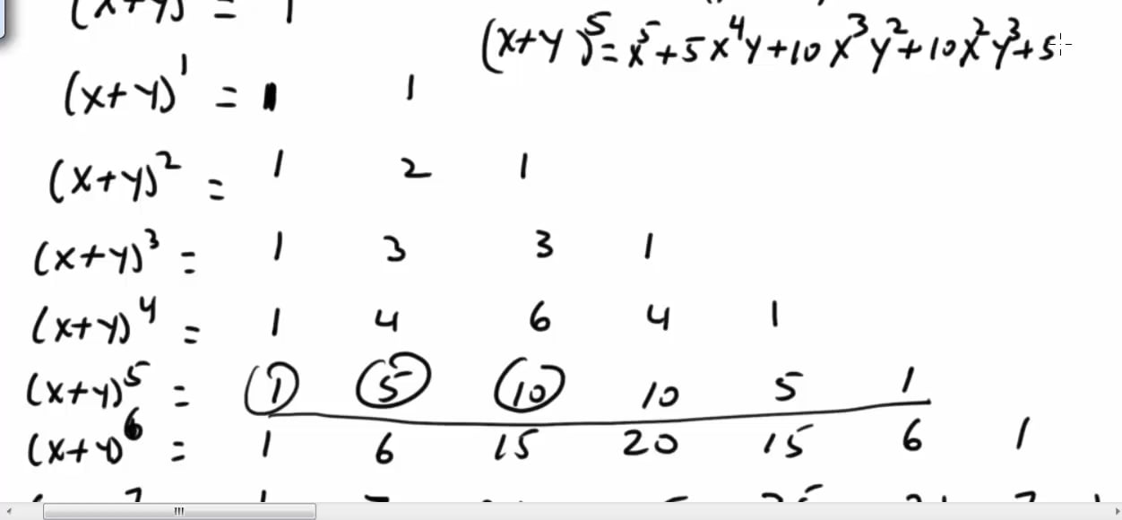 Pre Calc Jan 24 Pascal's Triangle on Vimeo