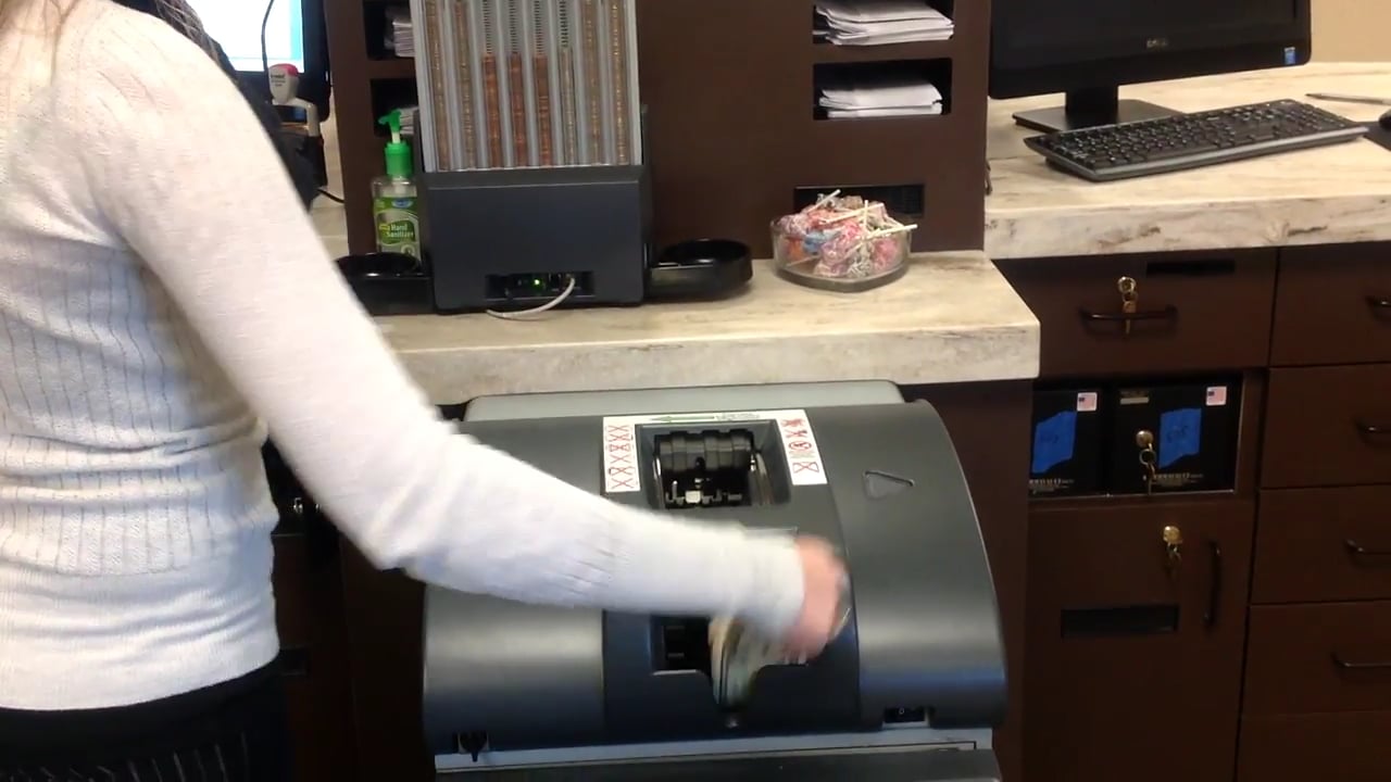 CIMA Cash Recycler - Teller Transaction on Vimeo