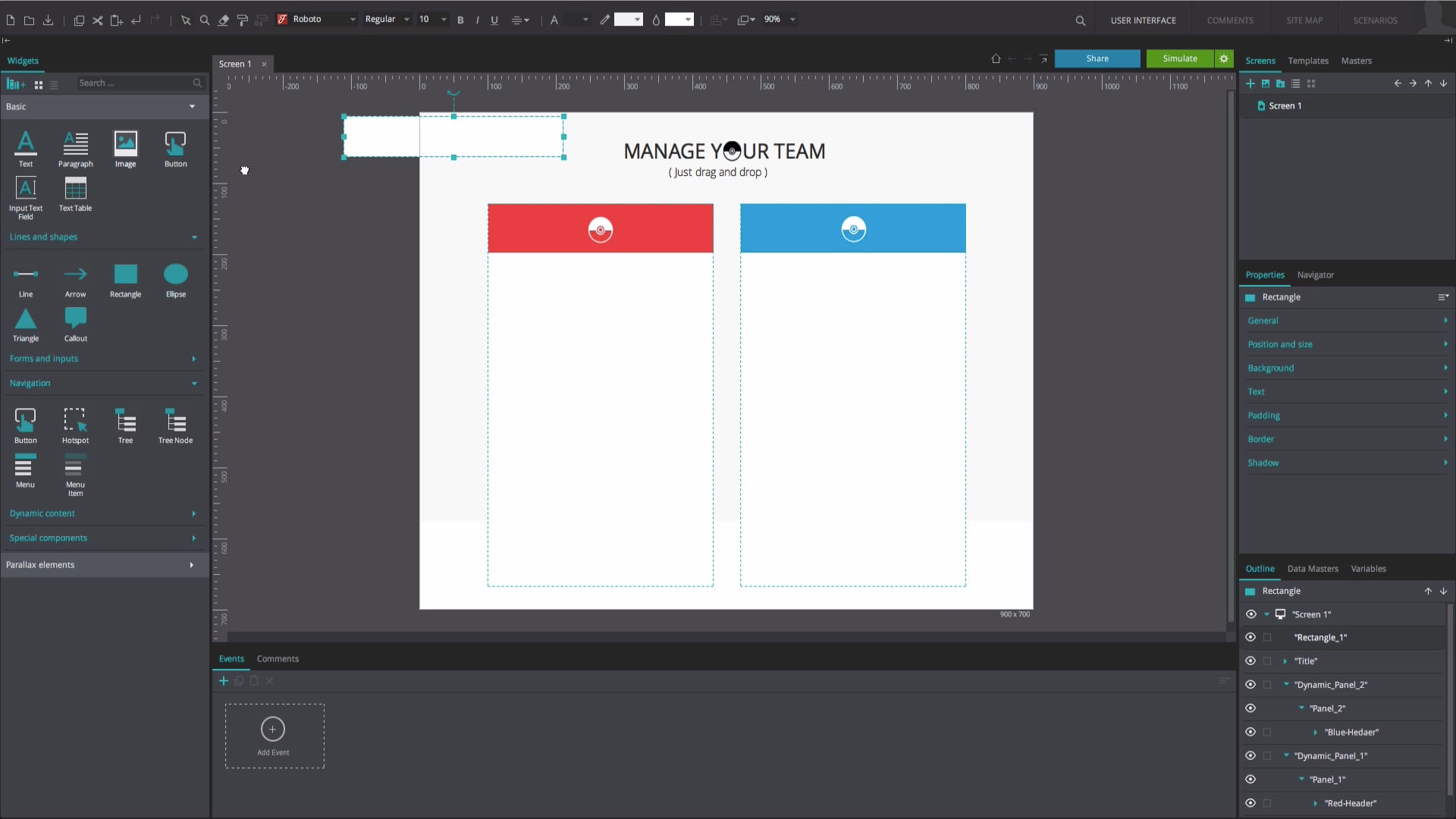 How to create a sortable list in your web wireframes on Vimeo
