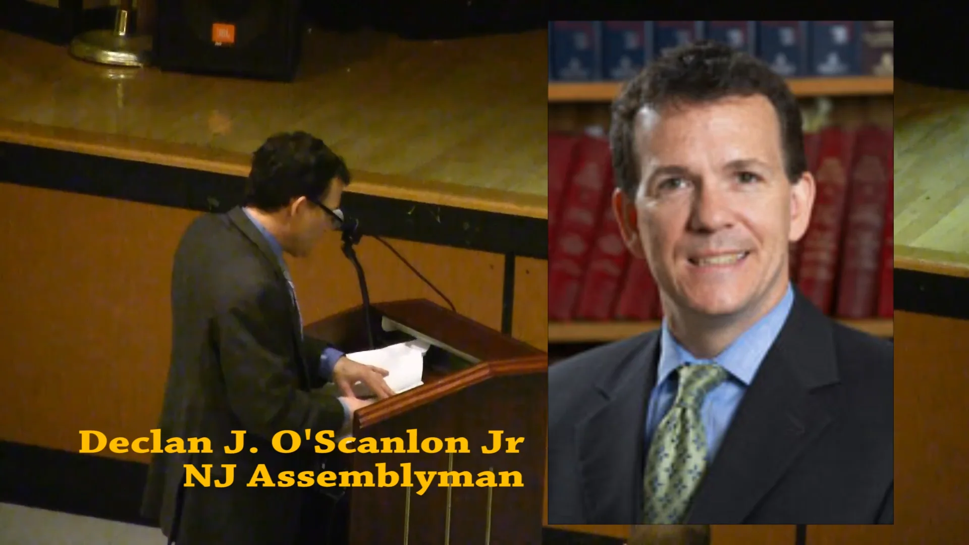 Declan O'Scanlan, Jr. - New Jersey Assemblyman on Vimeo