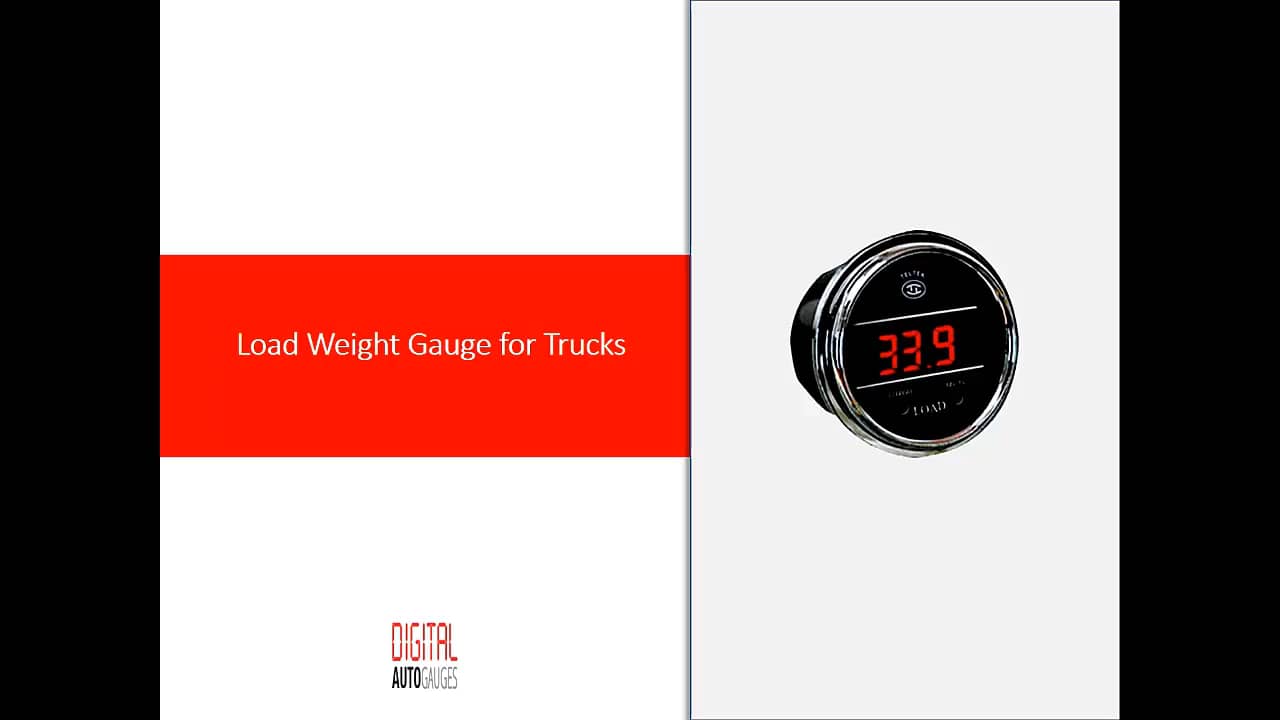 Load Weight Gauge for Trucks | load trailer | teltek gauges | digital ...
