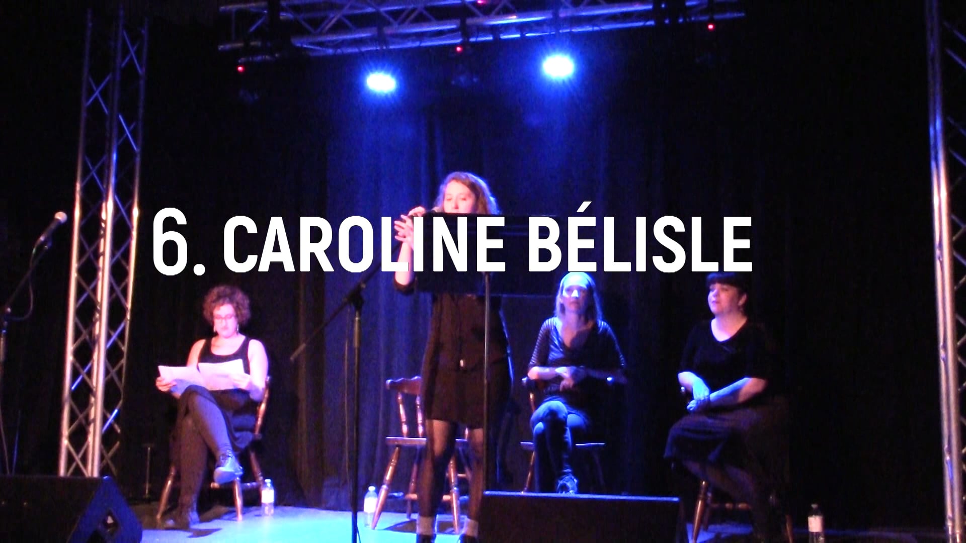Caroline Bélisle lors de la soirée-hommage à Ronald Léger, 20 octobre ...