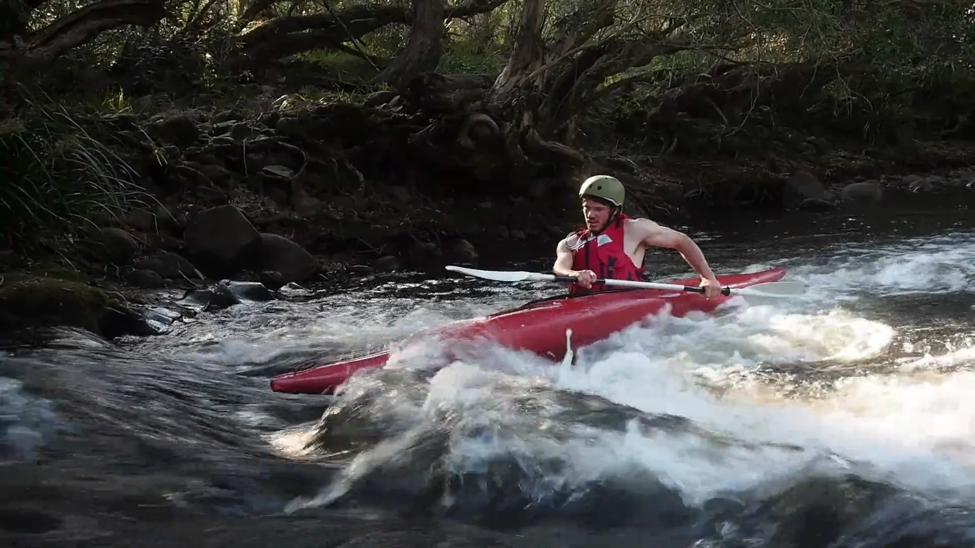 Scraping boats down the Barrington on Vimeo