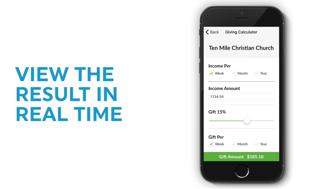 SecureGive App How To - Giving Calculator on Vimeo