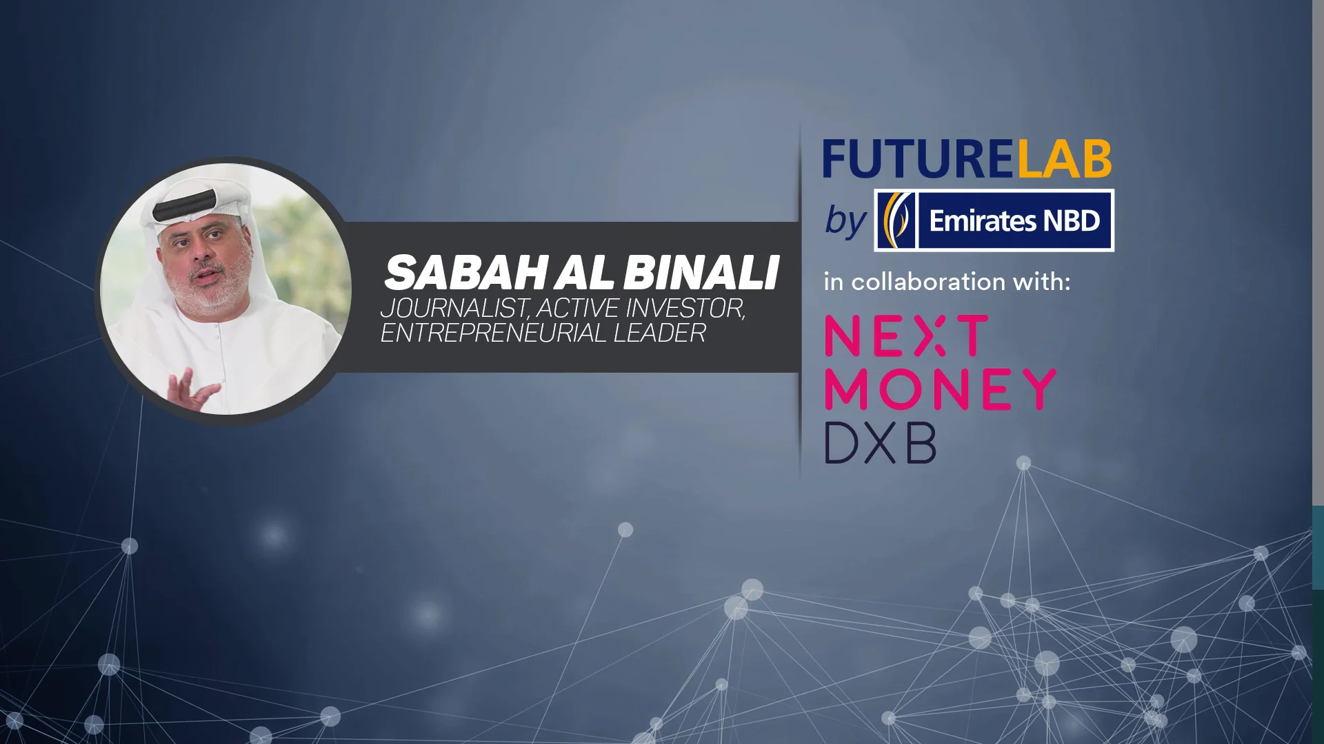 Sabah Al Binali speaks with @nextmoneydxb on the biggest fintech ...