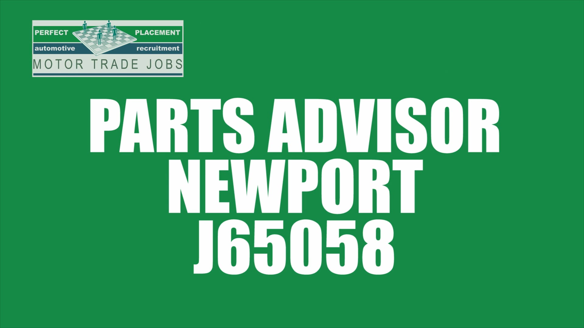 Parts Advisor Jobs Newport, South Wales J65058 on Vimeo