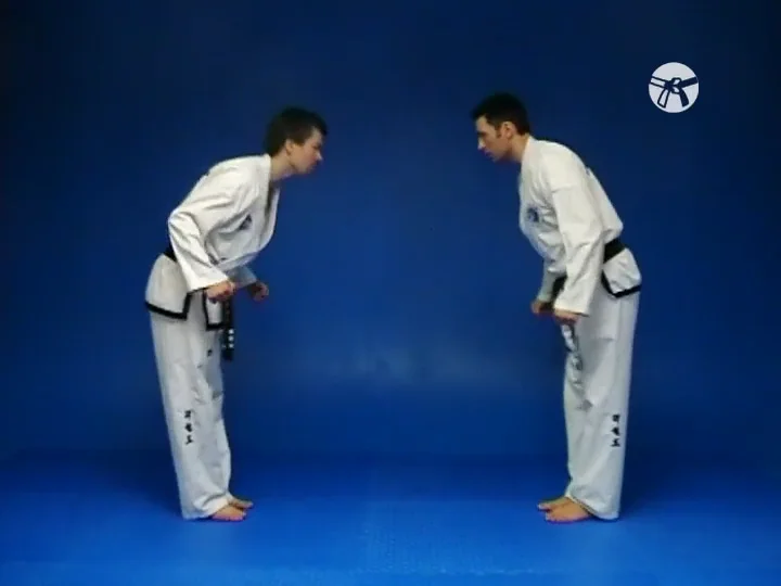 Bowing procedures, before and after presenting a technique. on Vimeo