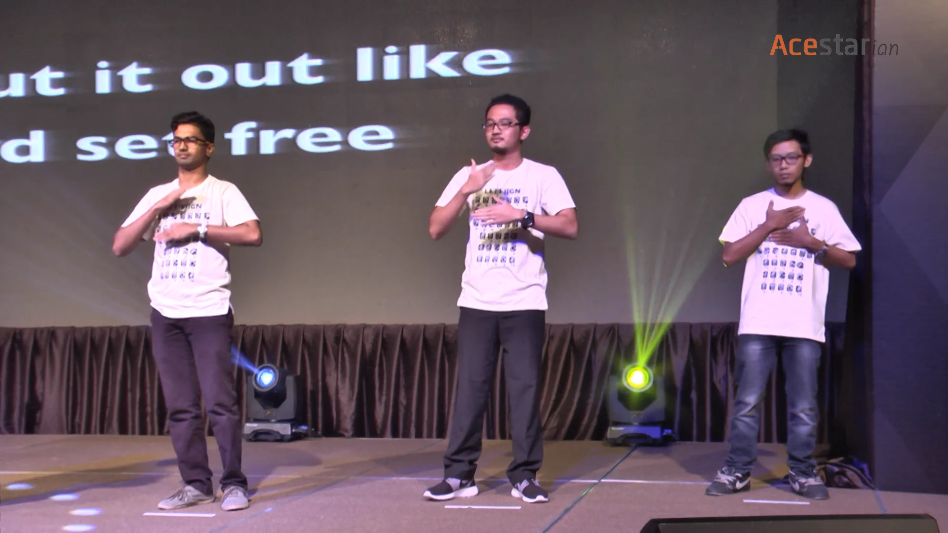 Sign Language Performance by Deaf Community at ACA Championship ...