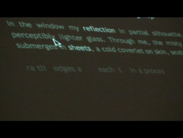 Ian Hatcher at the Electronic Literature in Europe Conference on Vimeo