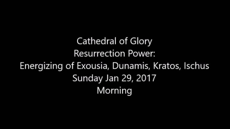 Energizing of Exousia, Dunamis, Kratos, Ischus on Vimeo