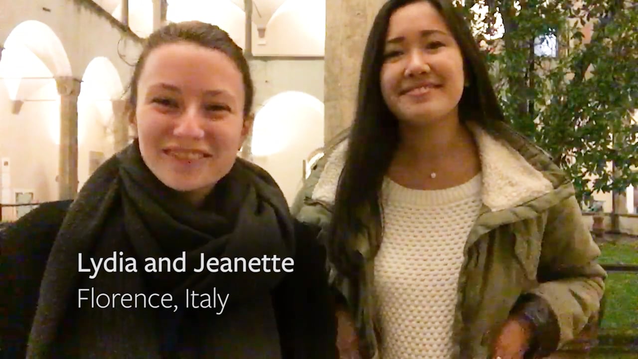 Lydia and Jeanette - Florence, Italy on Vimeo