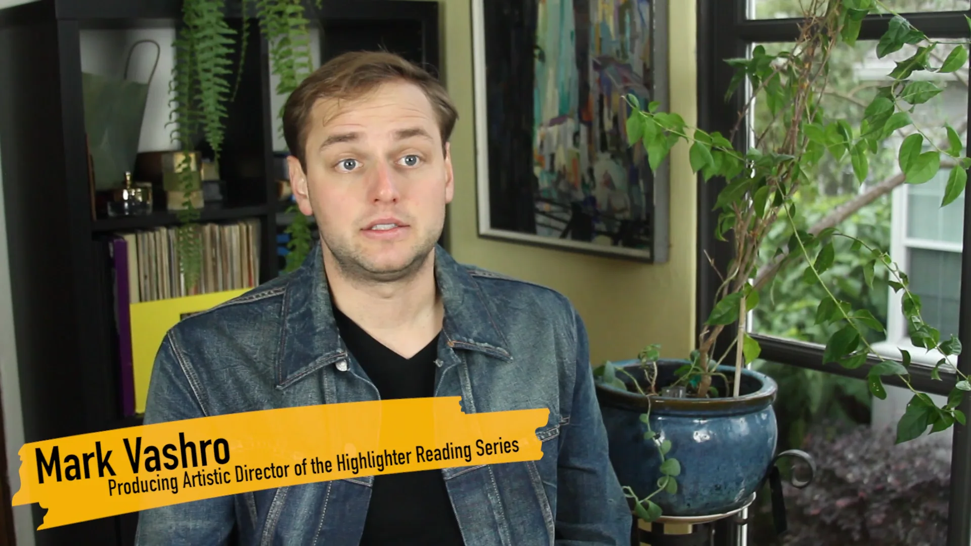 Mark Vashro - The Highlighter Reading Series excitment on Vimeo