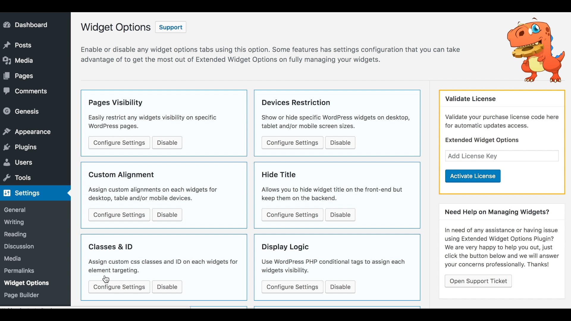 WordPress Widgets and Sidebars Search Filter on Vimeo