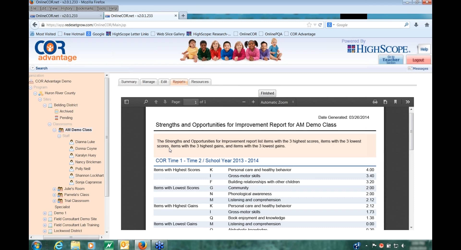 COR Advantage Administrative Reports-HD on Vimeo
