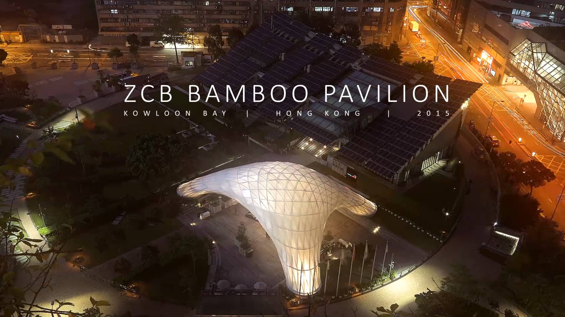 ZCB Bamboo Pavilion by Prof. Kristof Crolla and Prof. Adam Fingrut on Vimeo