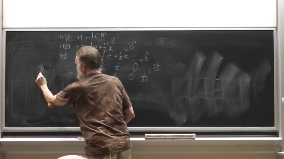 The Faulhaber triangle and the Bernoulli numbers and what they're good ...