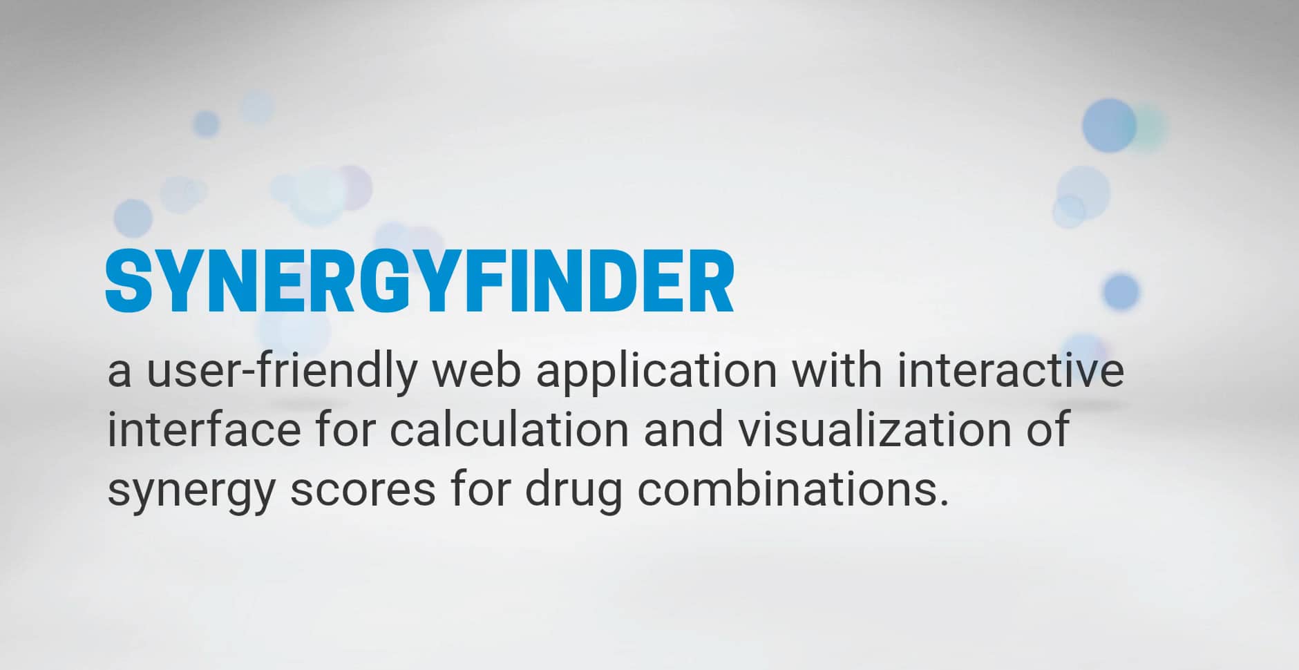 SynergyFinder on Vimeo