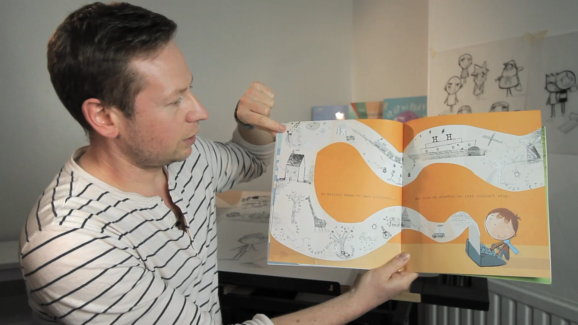 Tom McLaughlin - Reading Aloud in Power of Pictures on Vimeo