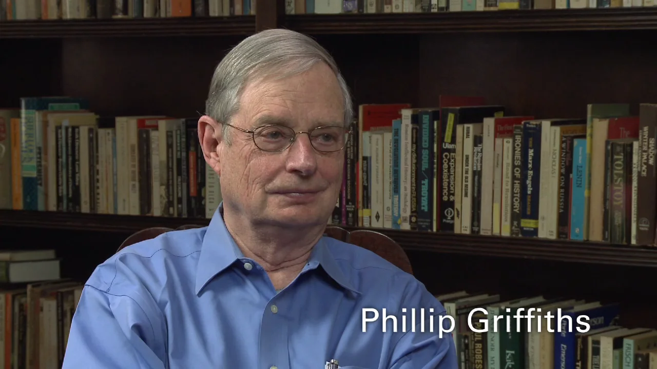 Science Lives: Phillip Griffiths - 12. Complex Analysis and the Nothing ...