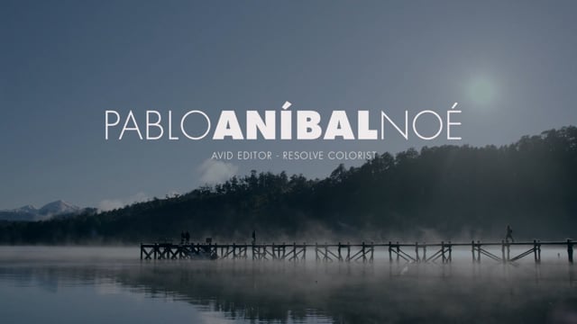 Pablo Anibal Noé | Avid Editor - Colourist | The Talent Manager
