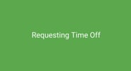 Requesting Time Off On Vimeo