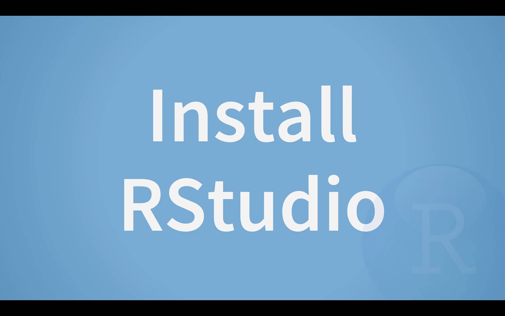 Install RStudio on Vimeo
