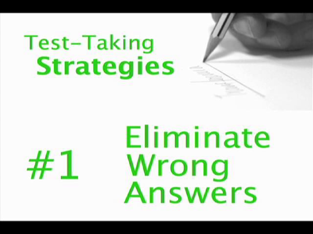 Test-Taking Strategies #1: Eliminate Wrong Answers on Vimeo