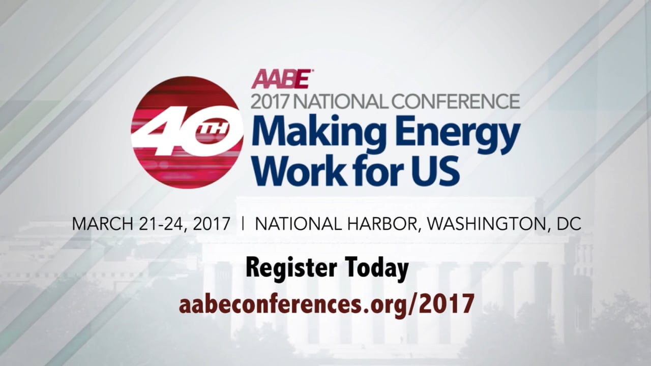 AABE 2017 National Conference: Looking Forward to Meeting You
