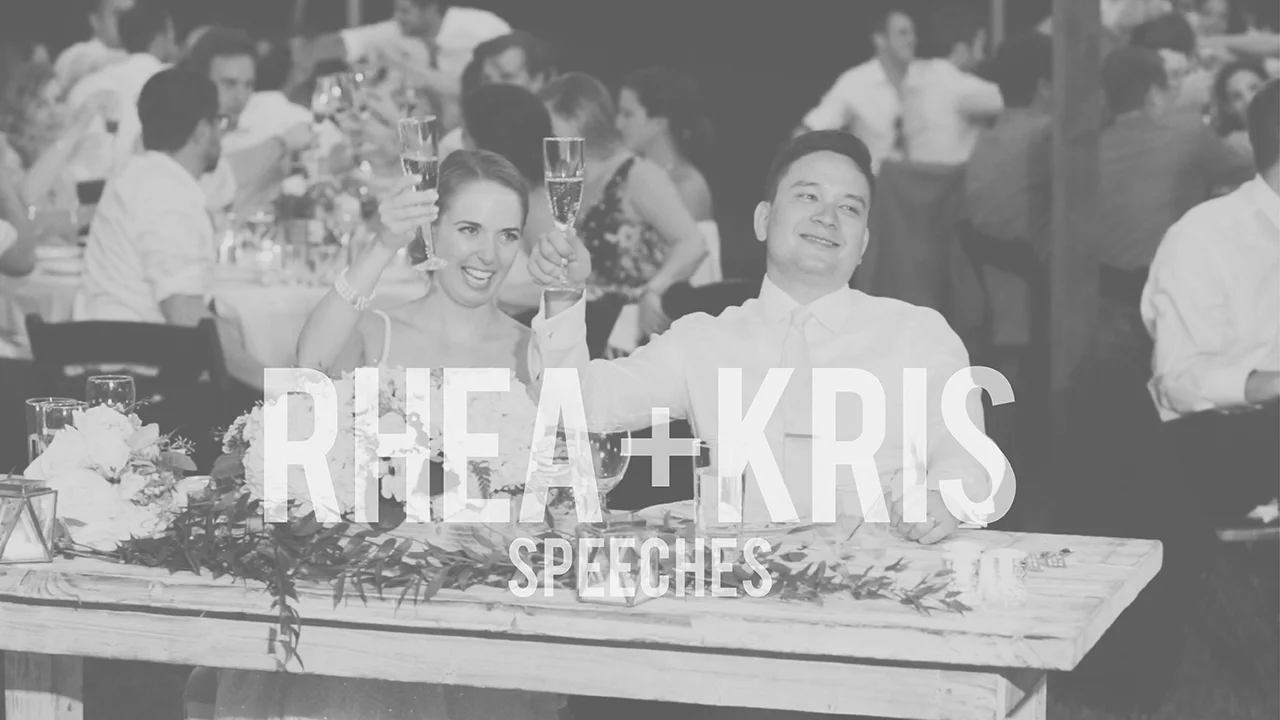 Rhea + Kris SPEECHES on Vimeo