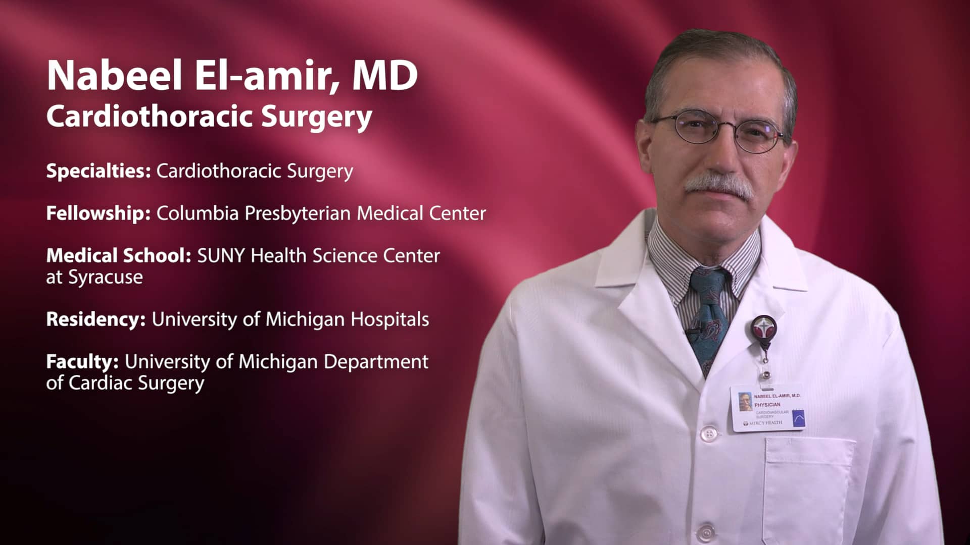 Dr. El-amir Bio on Vimeo