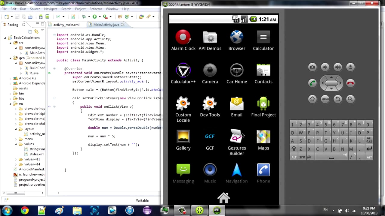 Android Eclipse Tutorial Building an App From Scratch on Vimeo