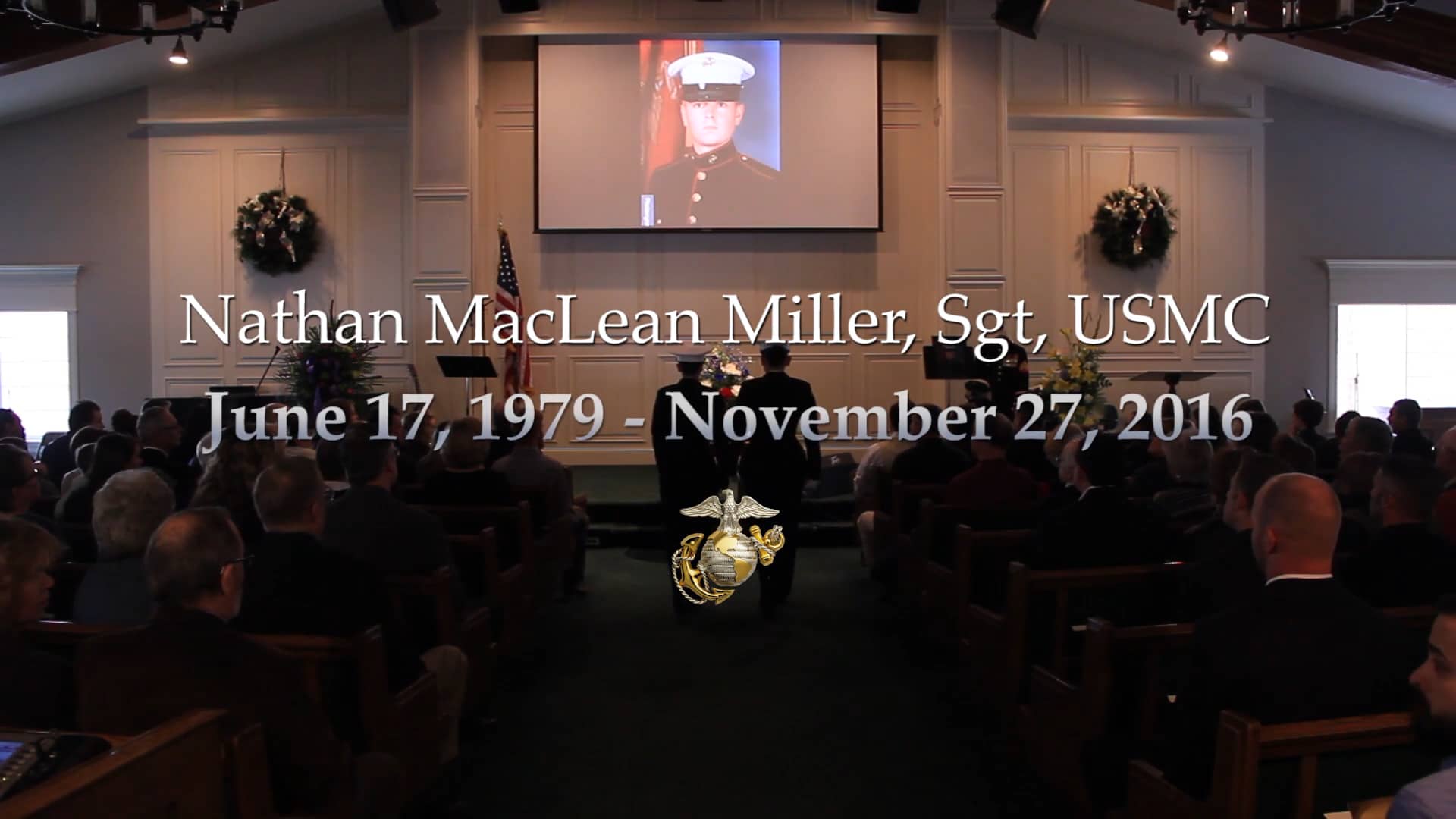 Nathan MacLean Miller, Sgt, USMC - Littleton Bible Chapel Memorial on Vimeo