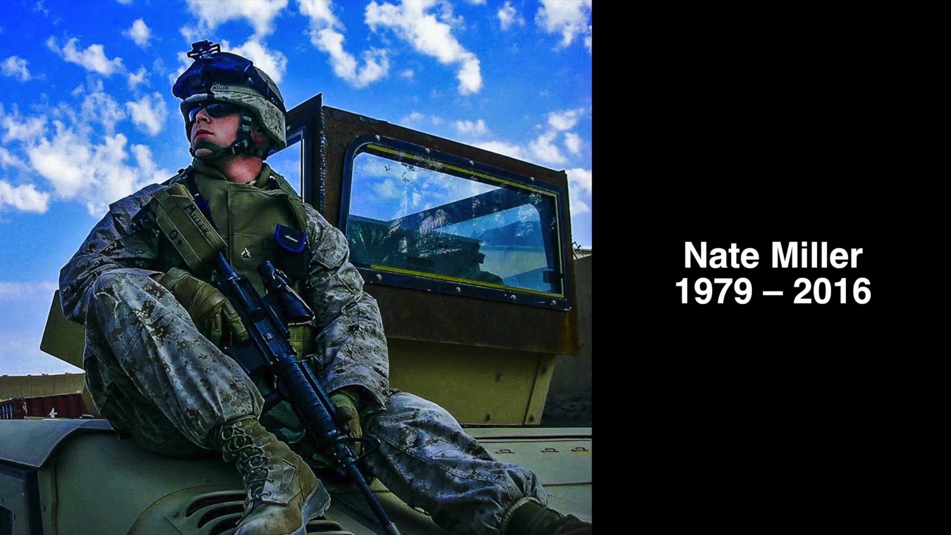 Nathan MacLean Miller, Sgt, USMC - Slideshow on Vimeo