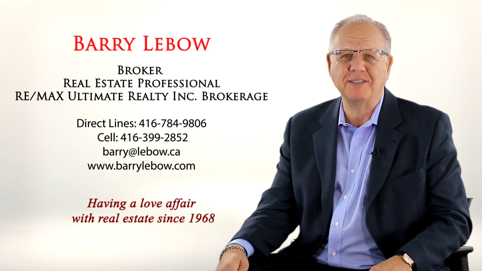 Barry Lebow, Real Estate Professional on Vimeo