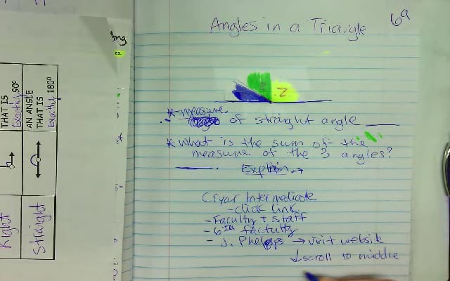 Sum of angles in a triangle exploration on Vimeo