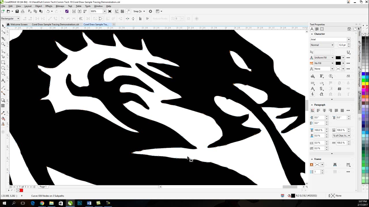 Corel Draw Tracing Demo on Vimeo