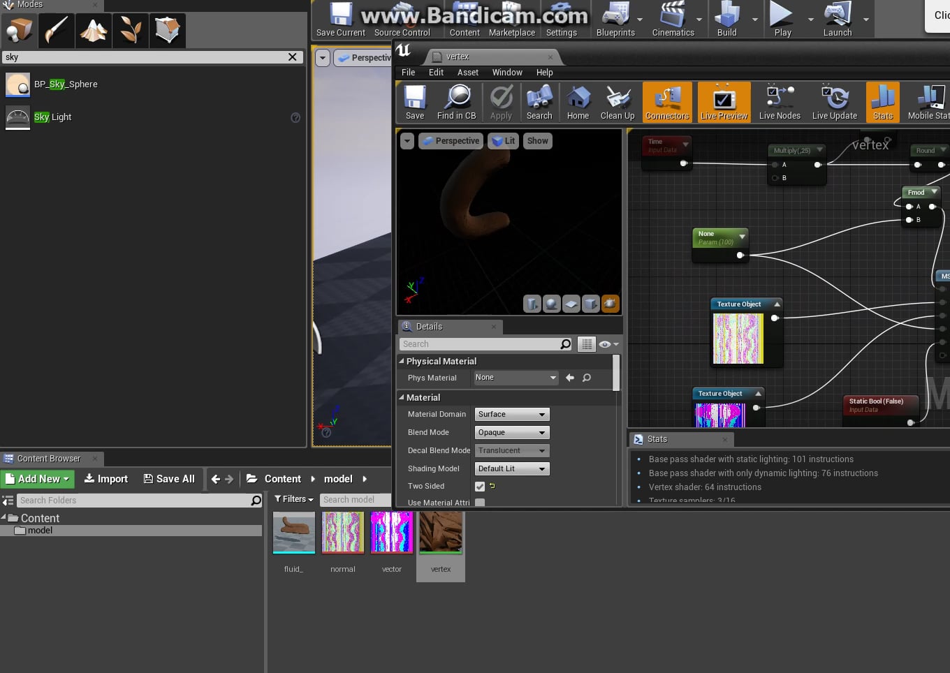 Houdini to UE4 vertex animation texture with flip fluid on Vimeo