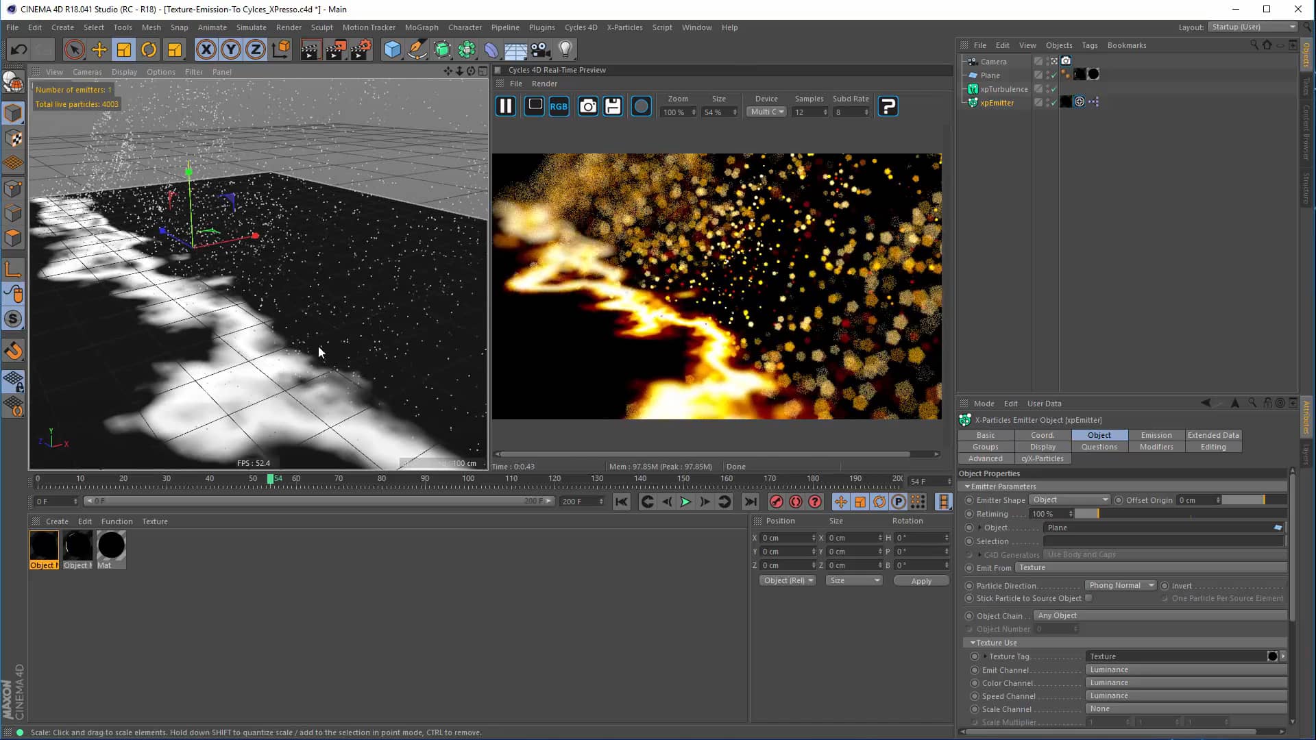 CYCLES 4D: Linking C4D textures to Cycles 4D via XPresso on Vimeo