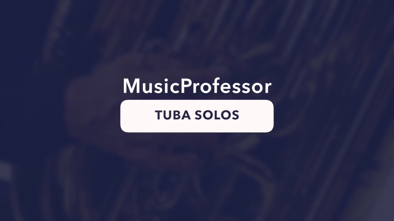 MusicProfessor - Intermediate Tuba Solos Course Overview on Vimeo