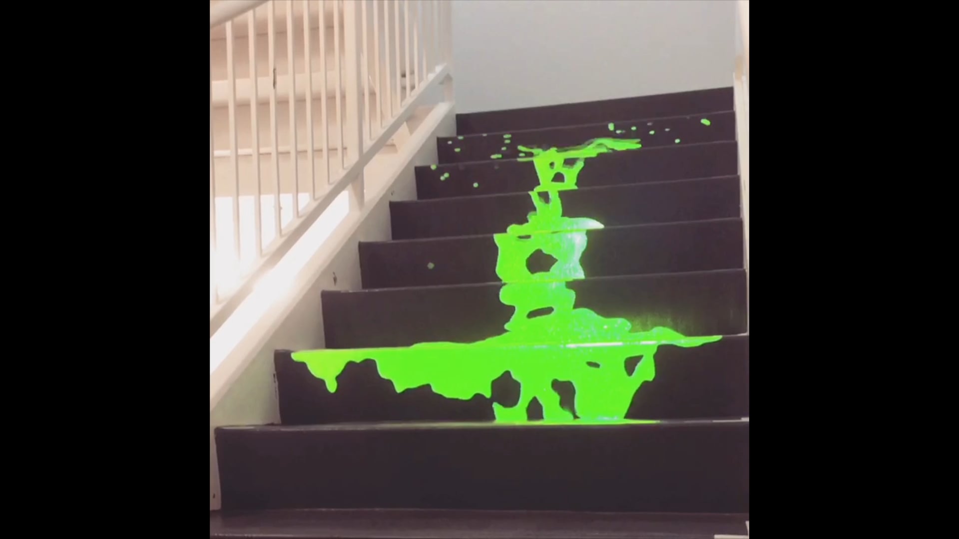 Projection Mapping on Stairs