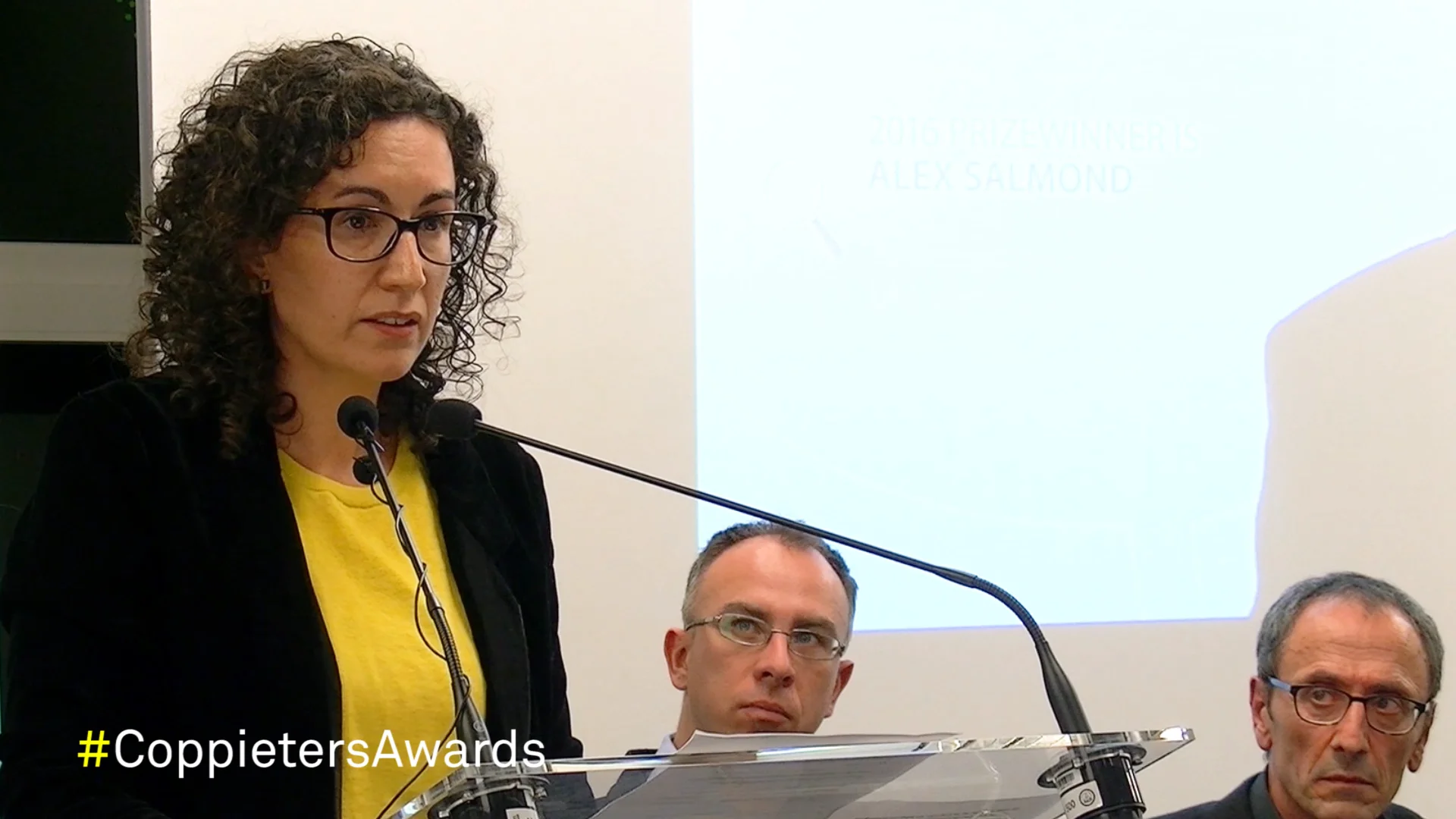 Marta Rovira at #CoppietersAwards on Vimeo