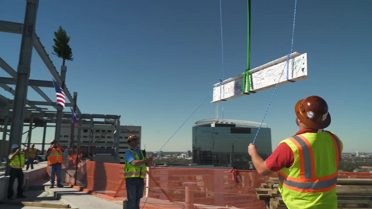 Houston Methodist: North Tower Topping Out Ceremony