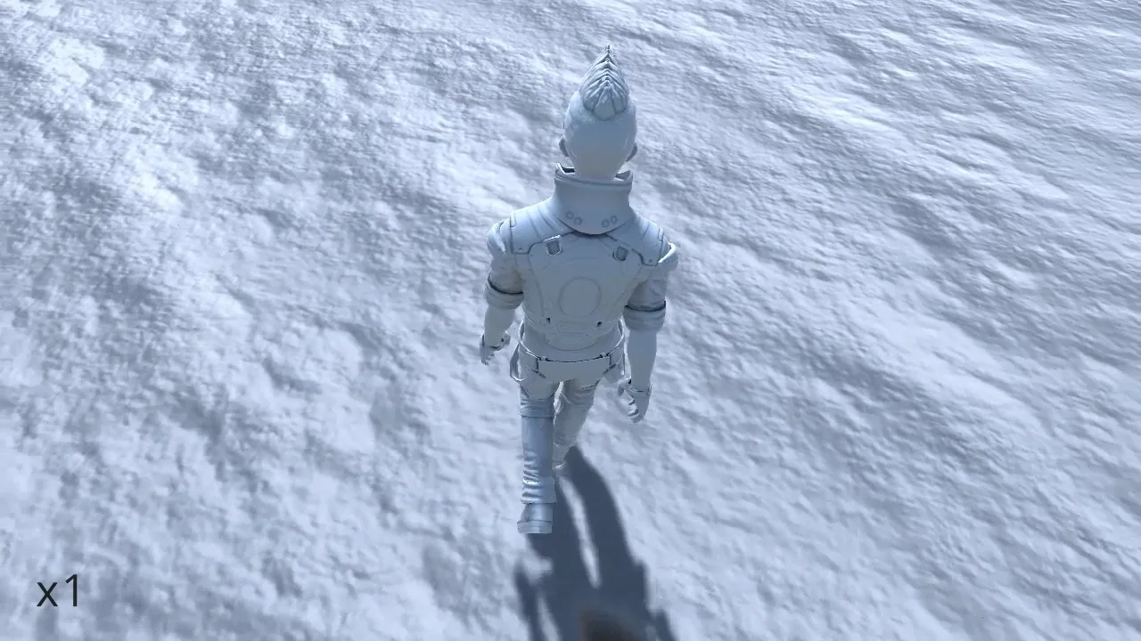 Thick Snow Footprint Shader