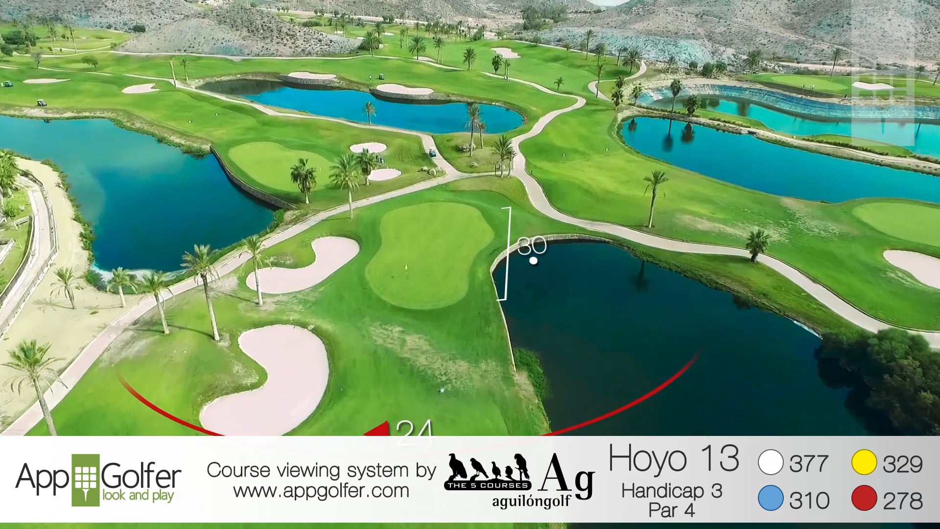 Aguilon Hoyo 13 AppGolfer on Vimeo