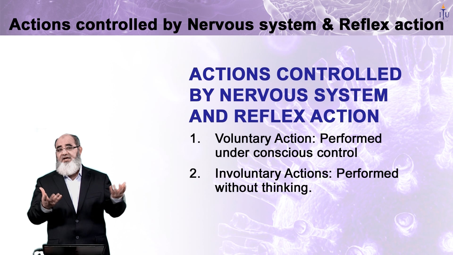 Actions controlled by nervous system & Reflex Action on Vimeo