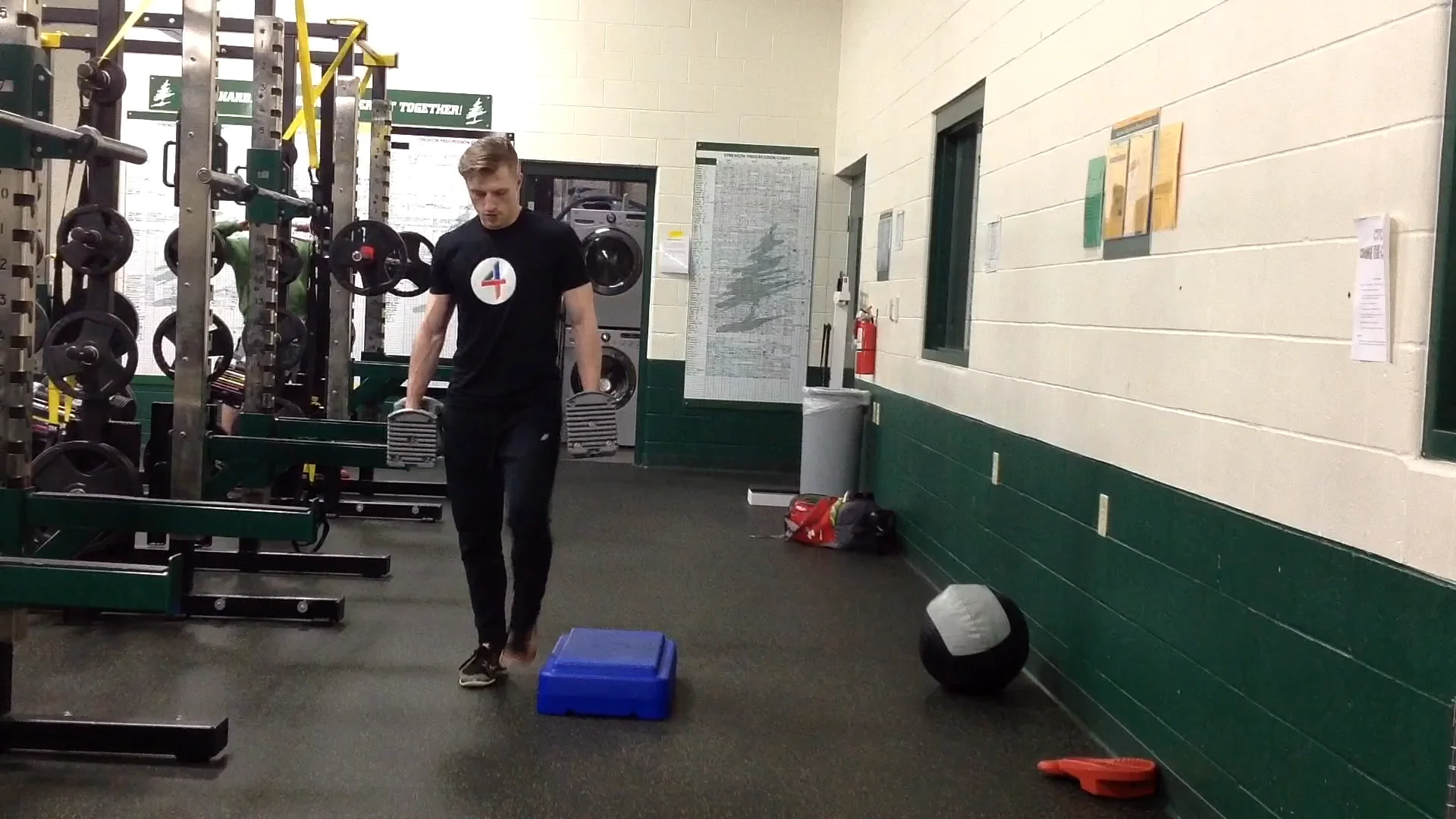 Same Side Rotational Step up w/ DB