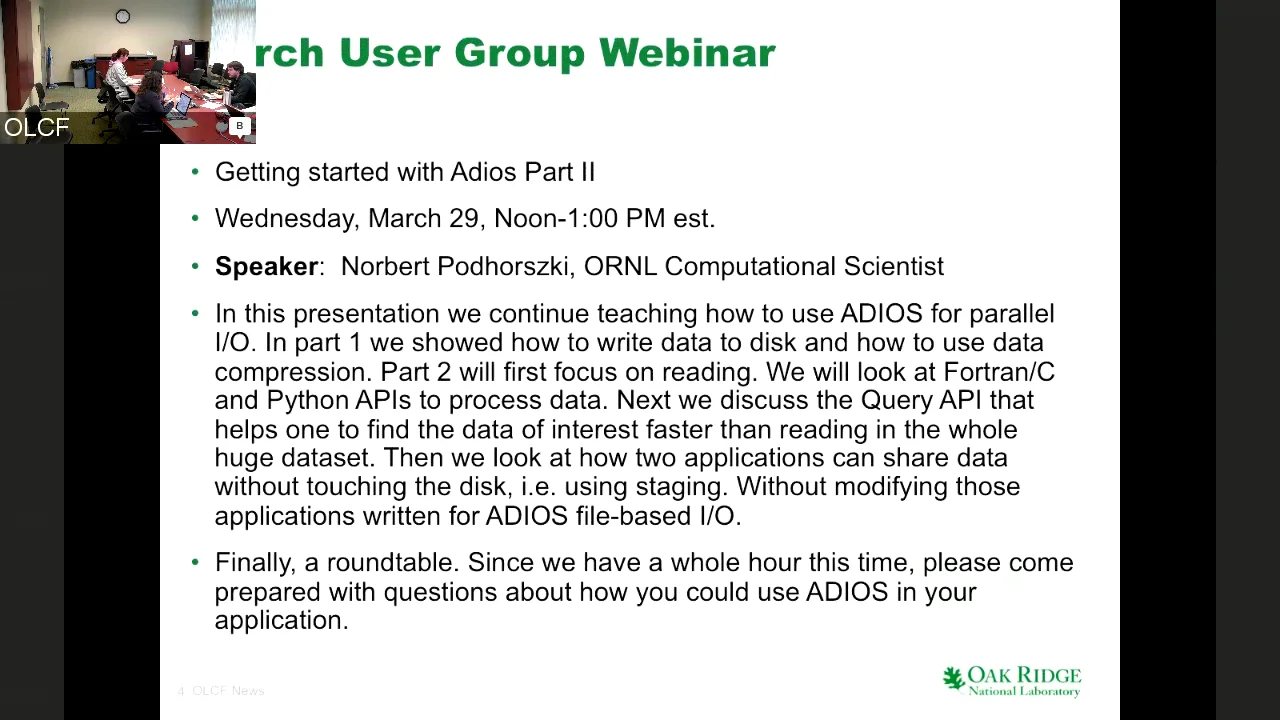 2017 OLCF Conference Call - Continuous Integration on Vimeo