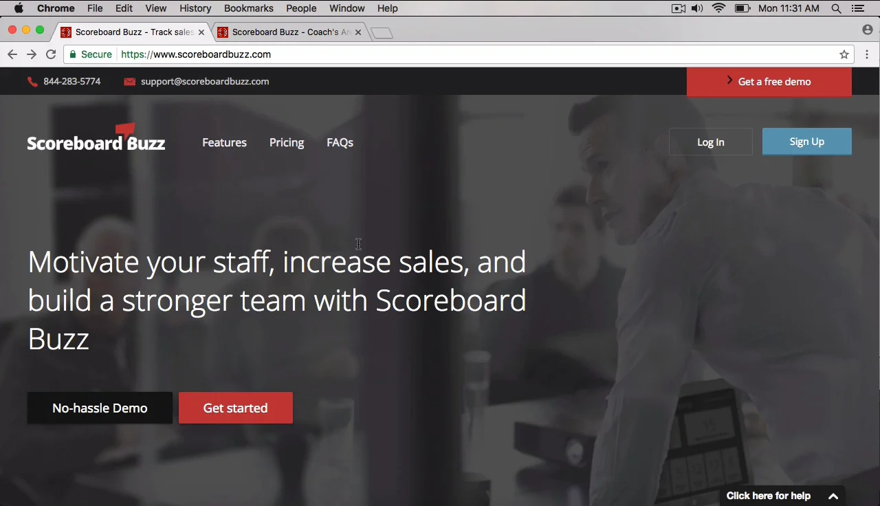 Scoreboard Buzz Demo