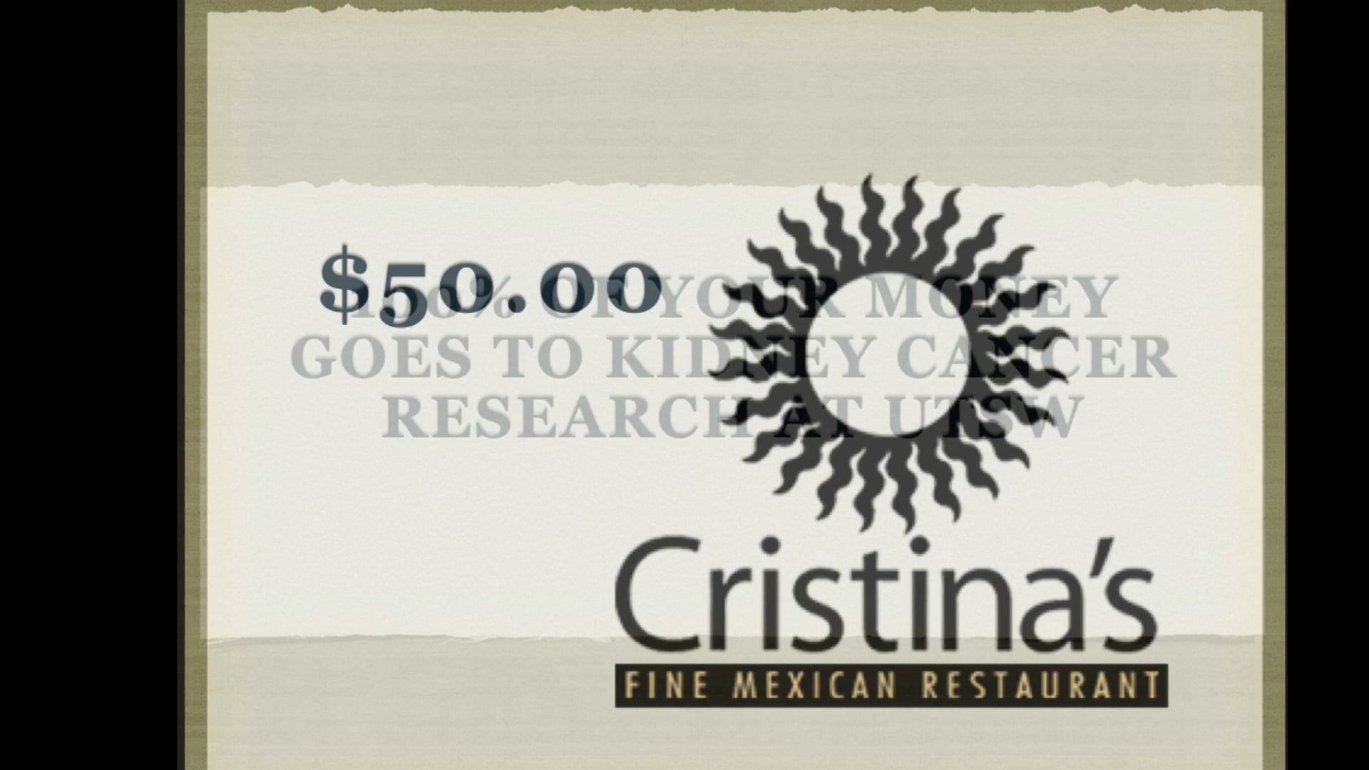 Gift card auction on Vimeo