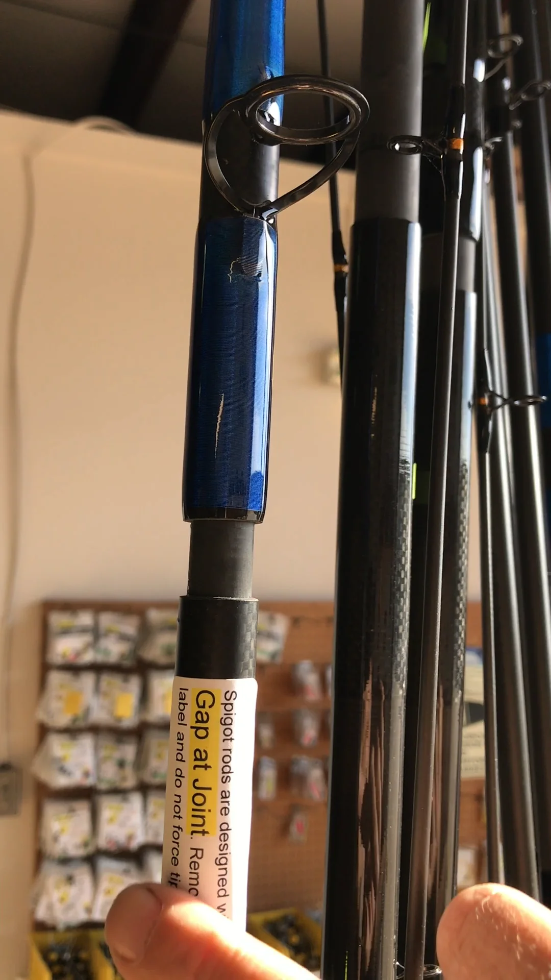 Reason for a gap in Breakaway two piece spigot rods. on Vimeo